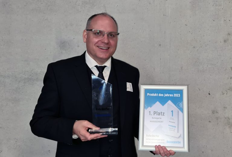 Rohrdorfer CO₂-Recycling vom Baugewerbe Magazin zum Produkt des Jahres ...